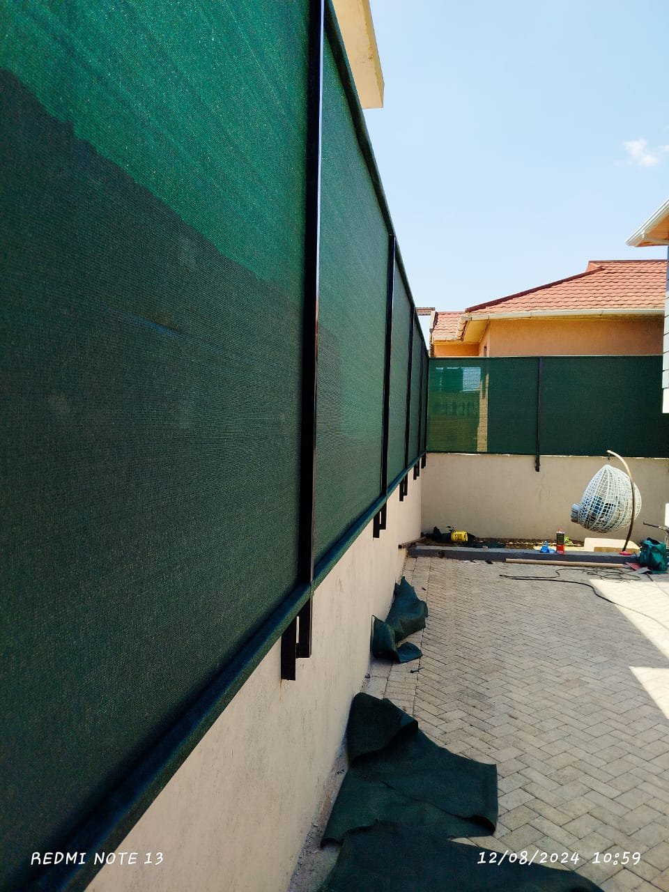 Hoarding fence - Steel & prefabs ltd